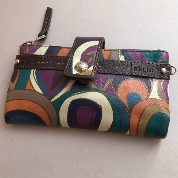 Relic | Bags | Reliccrossbody Purse Op Art Wallet And Clutch Small ...
